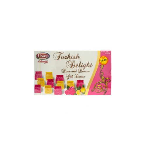 Usas (210) Turkish Delight Rose & Lemon 12x350g – Village Quality Products